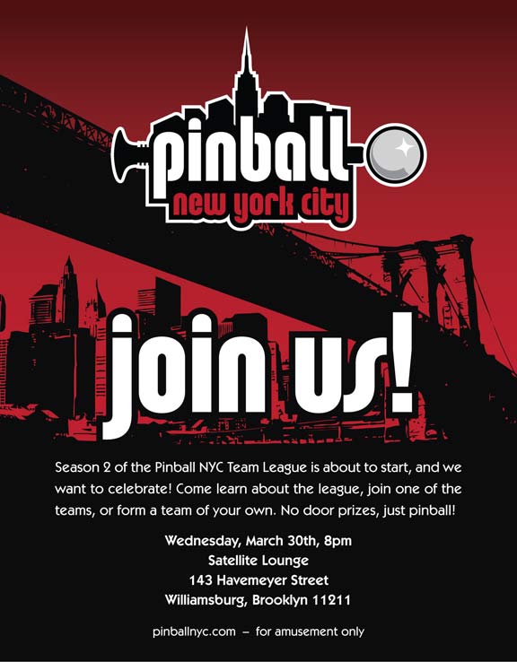 Spring Season Launch Party - Pinball New York City